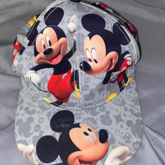 Disney | Other | Mickey Mouse Youth Baseball Cap In Gray | Poshmark